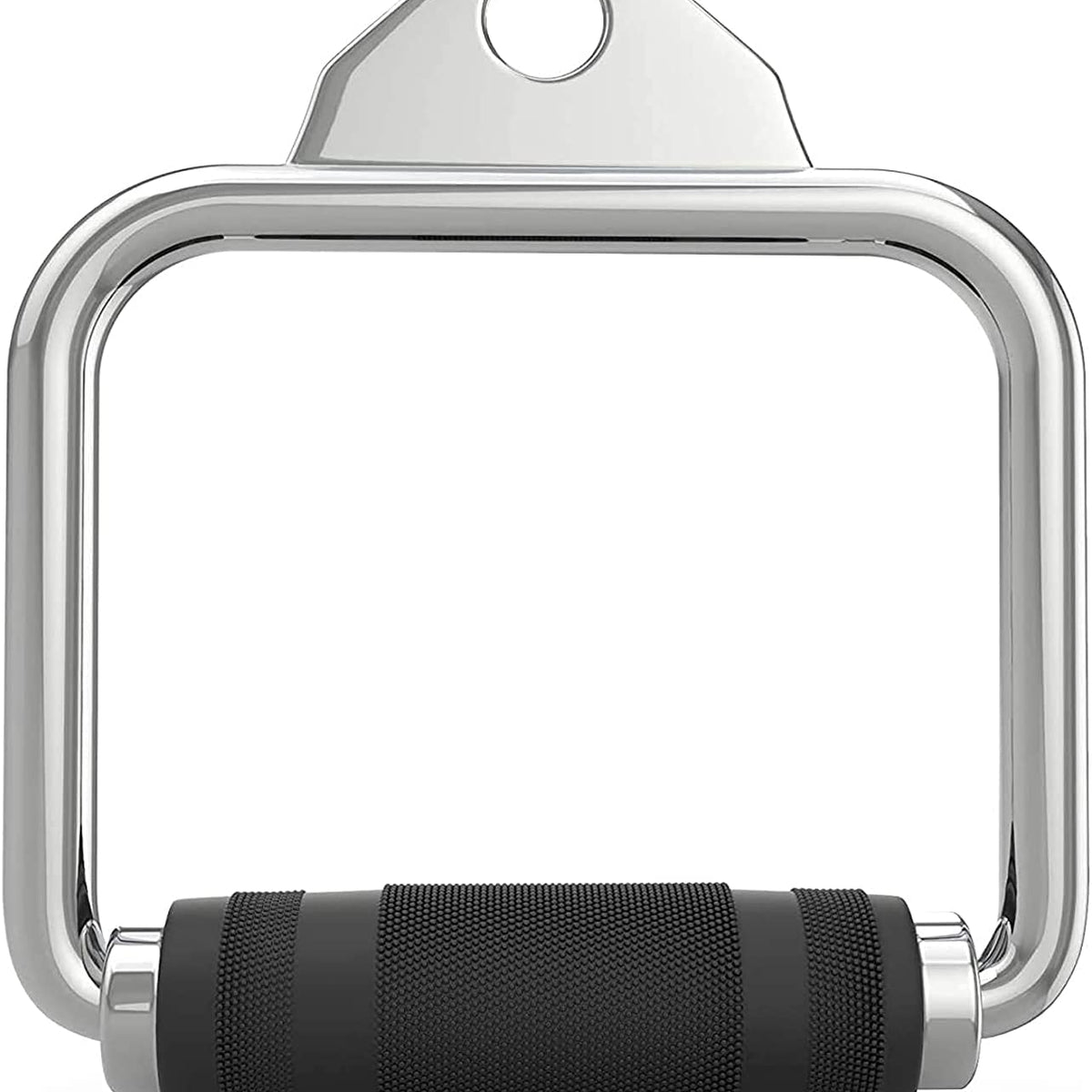SOLID Metal Stirrup Handle with Rubber Grips | D Handle for Cable Mach ...